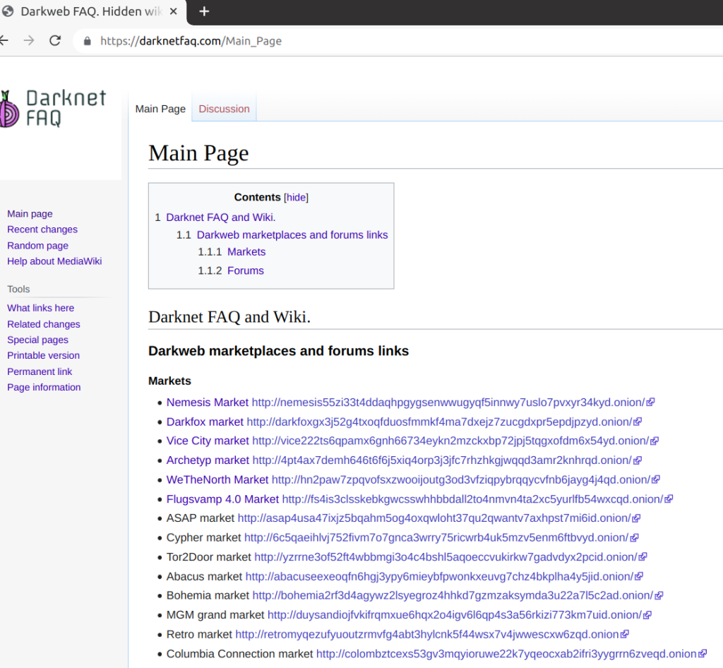 Hidden Wiki - Darknet market onion links.